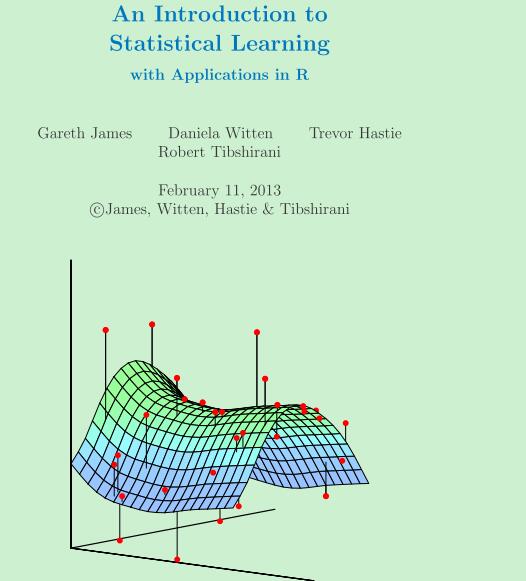 【经典教材】《an Introduction To Statistical Learning With Applications In R