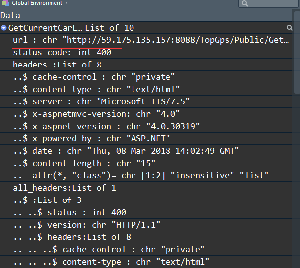 R语言 用httr包中POST 请求数据 返回 ：400 - 经管之家