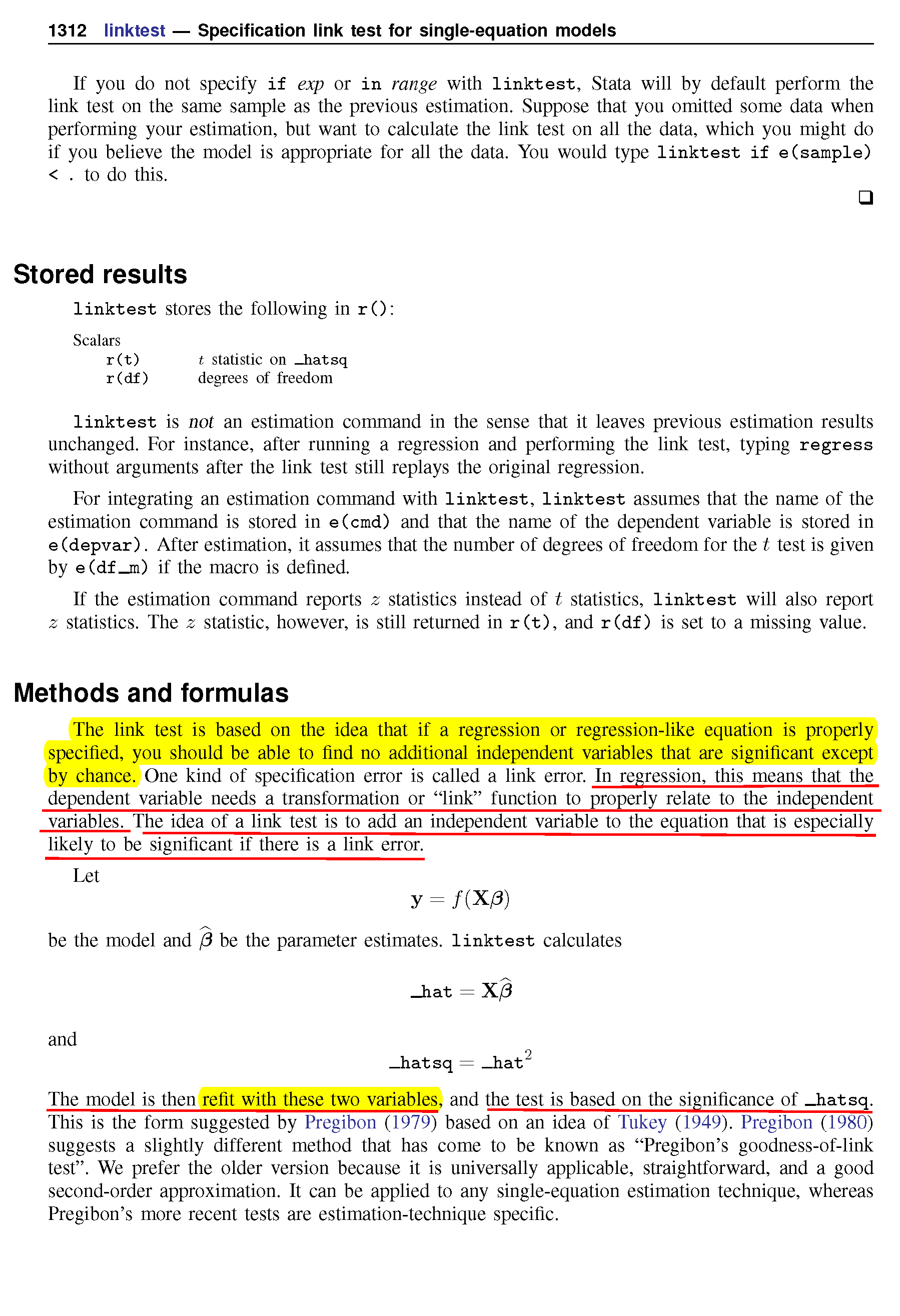 linktest检验结果，麻烦帮忙解释一下结果，万分感谢 - Stata专版 - 经管之家
