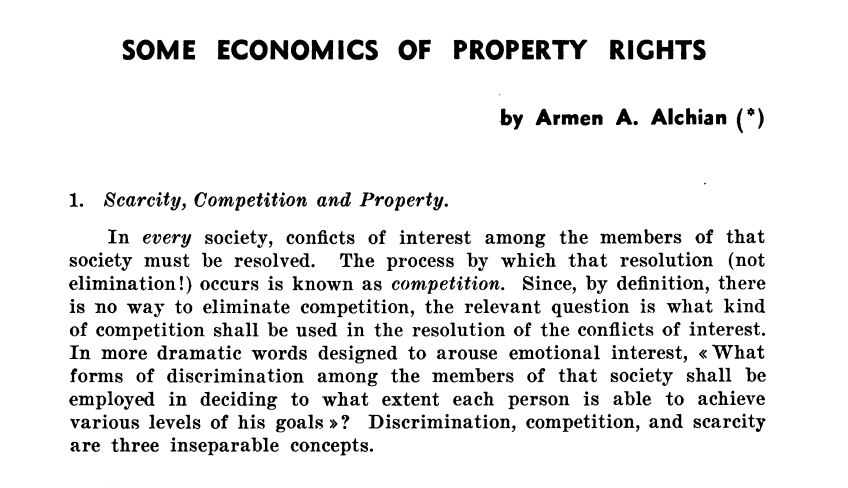 Some Economics of Property Rights by Armen A. Alchian（英文高清晰版） - 经管之家