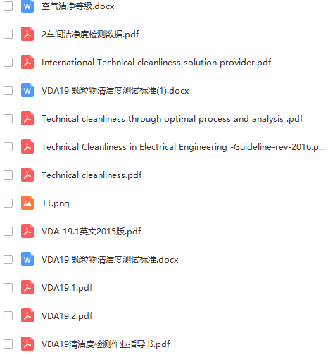 VDA 19.2 组装中的技术清洁度 - 经管之家