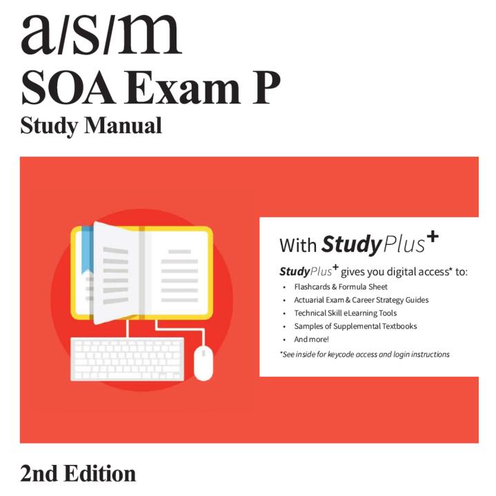 2018北美精算师考试2019教材ACTEX ASM Study Manual SOA Exam P FM IFM STAM LTAM SRM ...