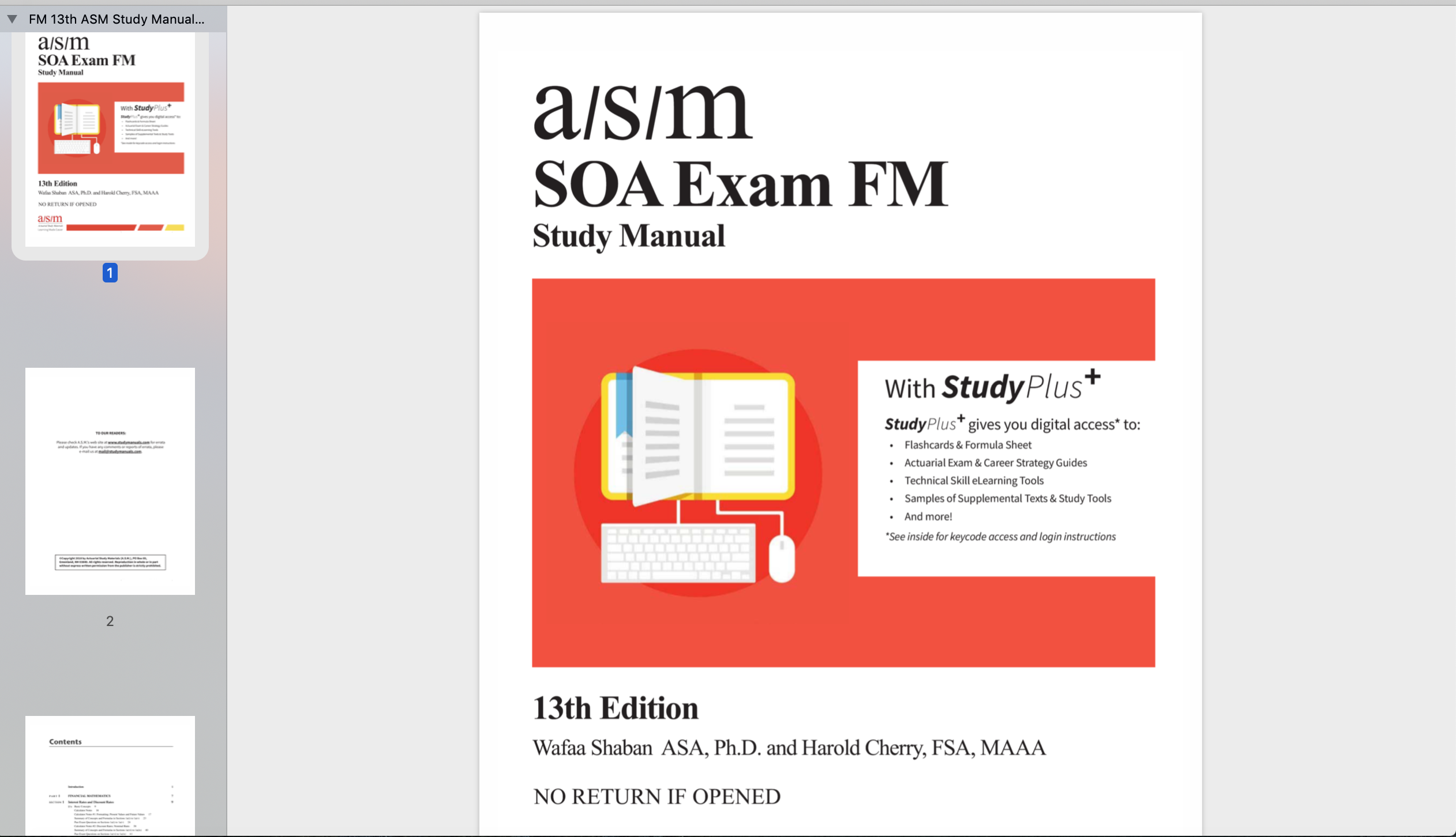 soa FM复习资料-ASM Study Manual For Exam FM 13th Edition - 经管之家