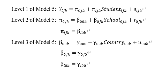 请教3 level HLM公式写法（随机截距、固定斜率） - 经管之家