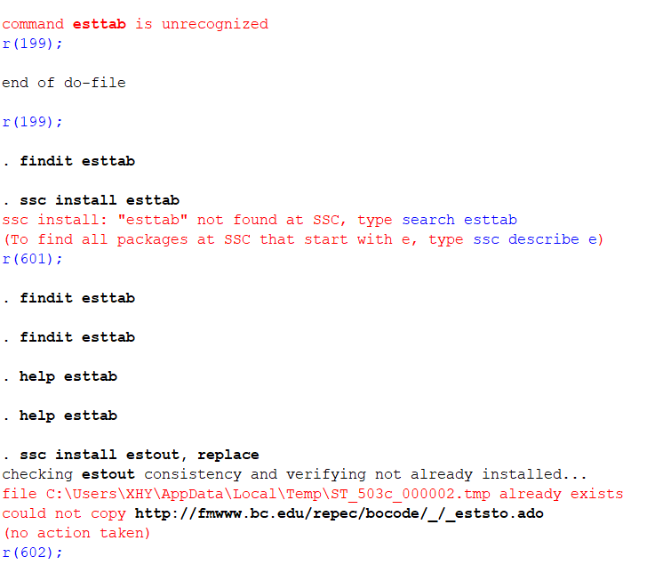 esttab 命令安装 - Stata专版 - 经管之家