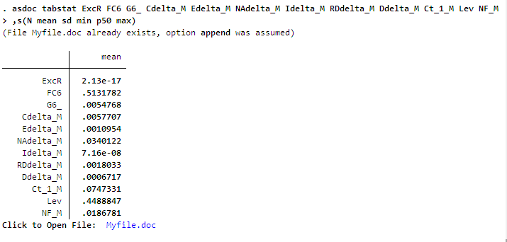 stata的asdoc命令与tabstat打架 - Stata专版 - 经管之家