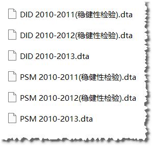 PSM DID双重差分法stata操作实例：数据+do文件，稳健性检验 - 经管之家
