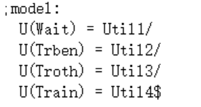 Nlogit代码求助—非线性效用函数 - 经管之家