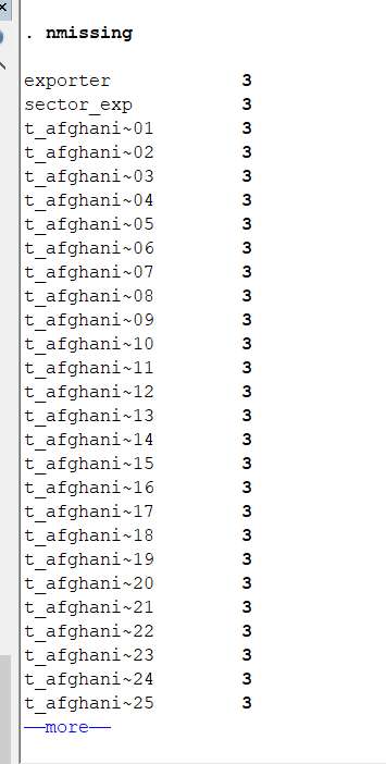 stata怎么精确找到missing value的位置 - Stata专版 - 经管之家
