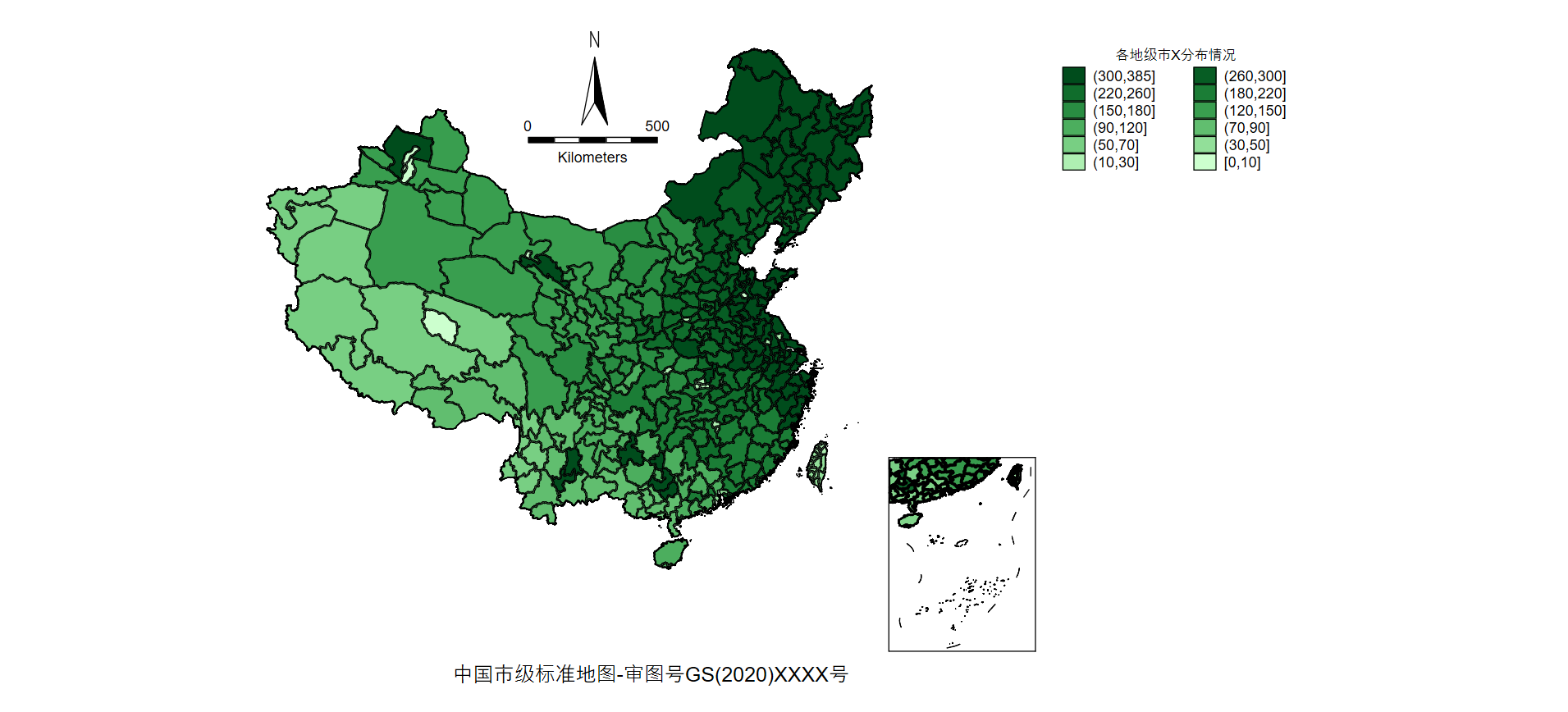 STATA画中国省、市、县三级地图，含九段线、指北针、比例尺 - Stata专版 - 经管之家