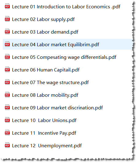 基于鲍哈斯劳动经济学第七版教学讲义，George J. Borjas Labor Economics - 经管之家