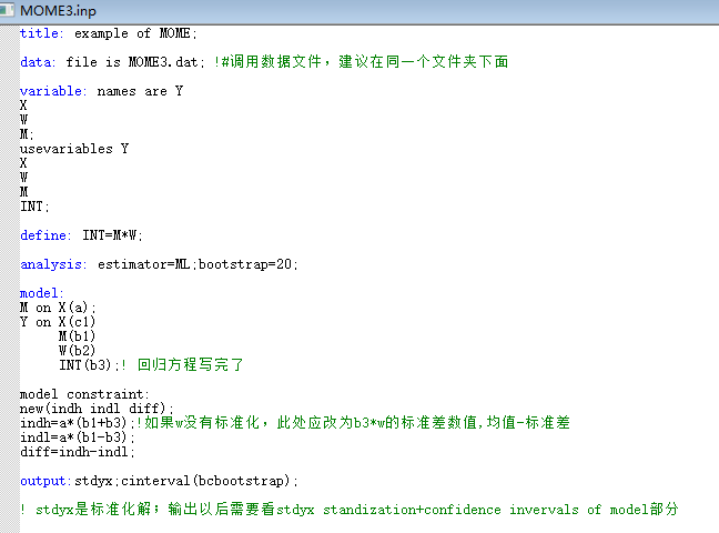 求助Mplus出现The file specified for the FILE option cannot be found. - 经管之家