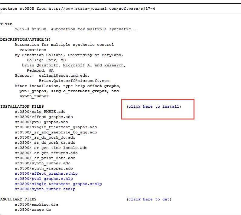 如何下载安装synth_runner，总是报错 - Stata专版 - 经管之家