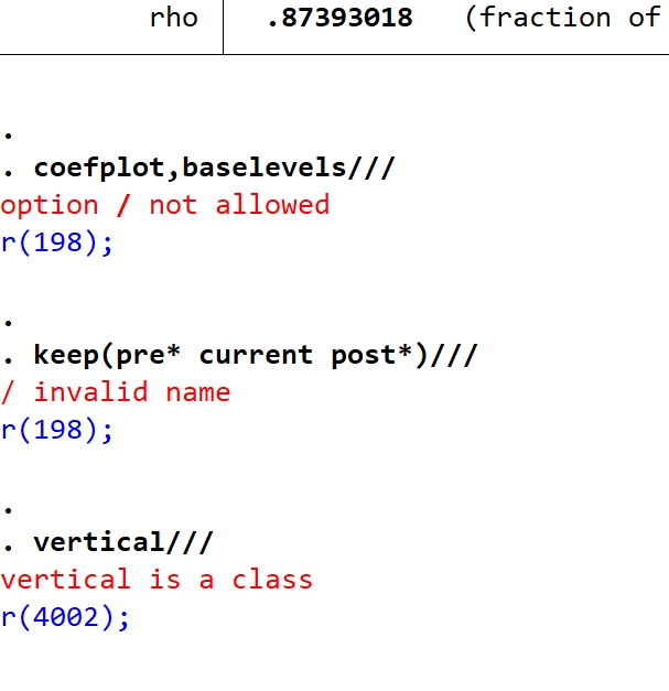 stata做多期did平行趋势检验显示option / not allowed - 经管之家